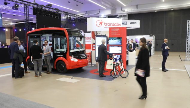 The Transdev autonomous transport at Paris Motor Show