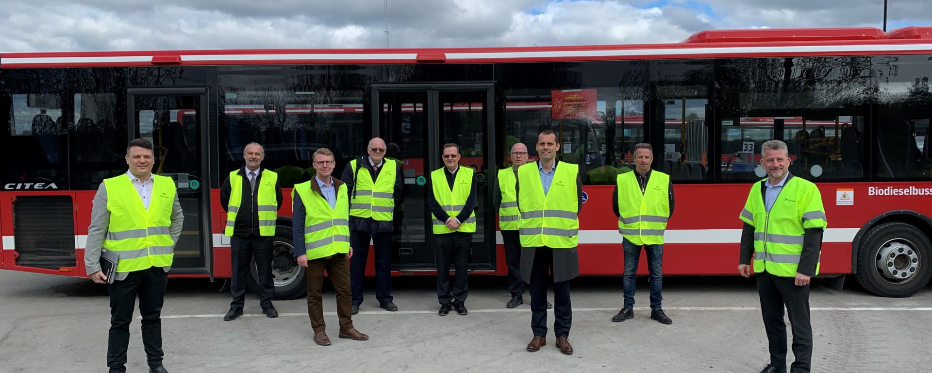 COVID-19: Stockholm Minister for Transportation visit Transdev depot