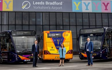 Go first class to the airport with Transdev’s Flyer