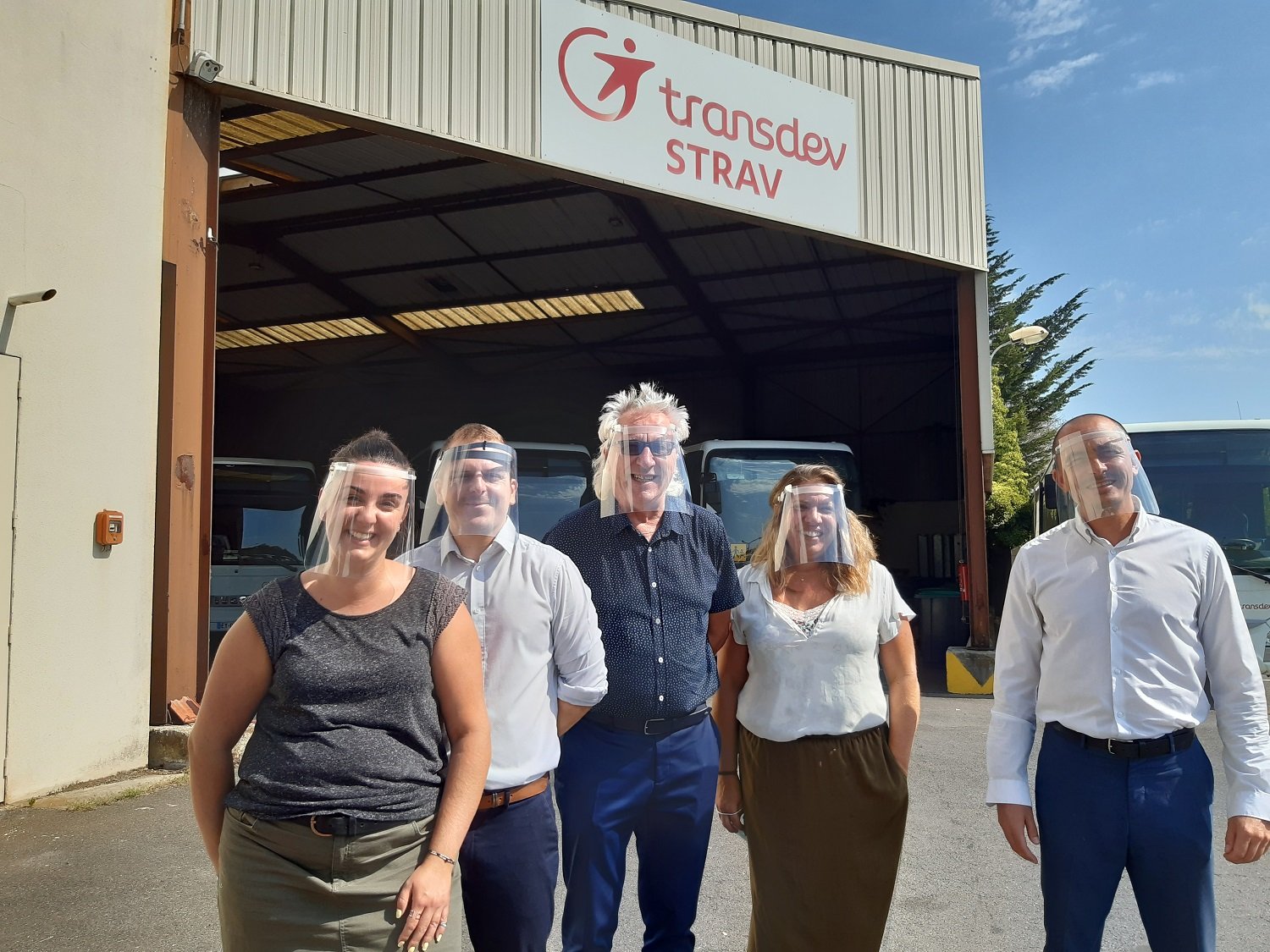 COVID-19: Transdev STRAV supports the Association Visière Solidaire