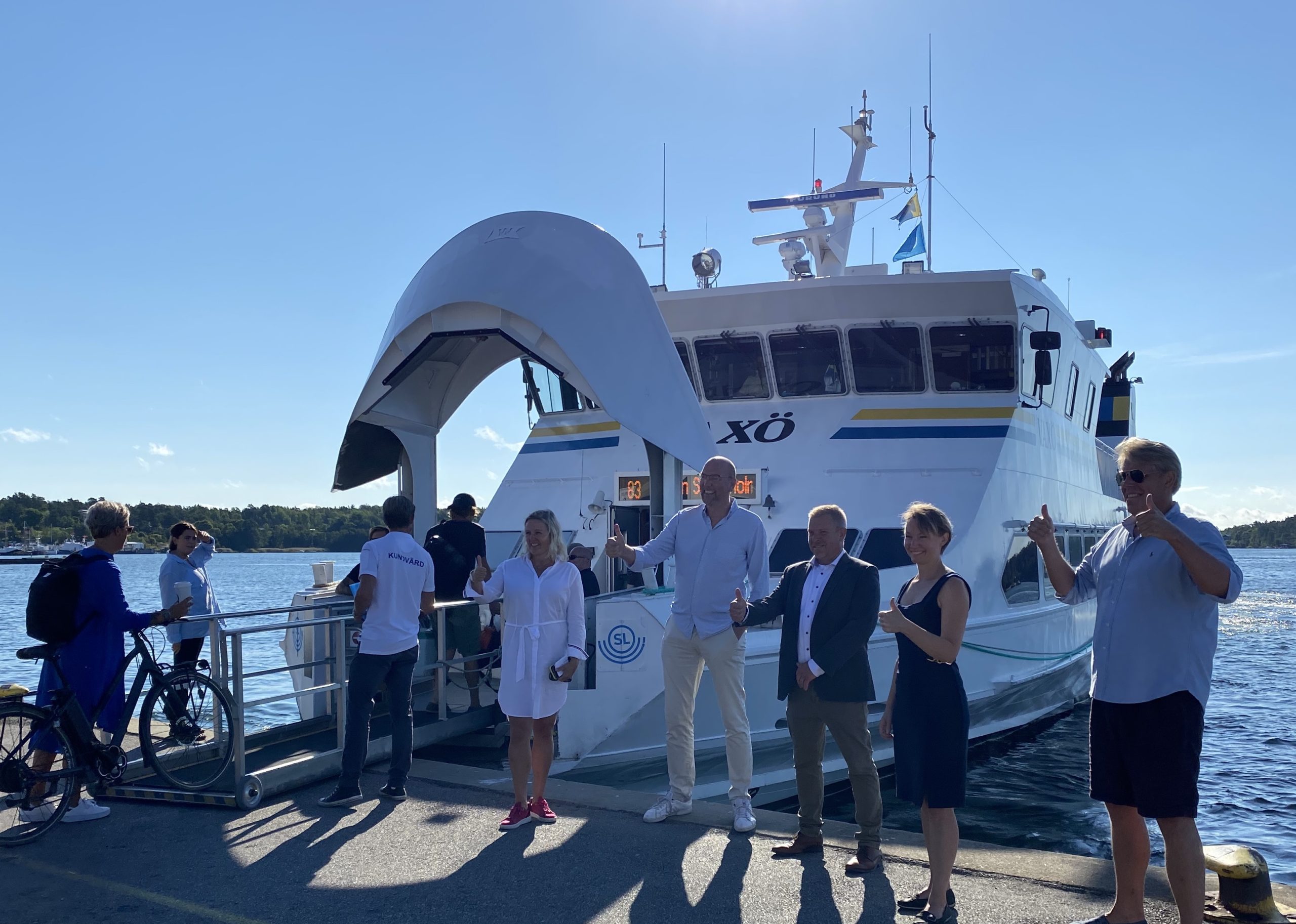 Traffic start for Transdev commuter boat in Swedish archipelago