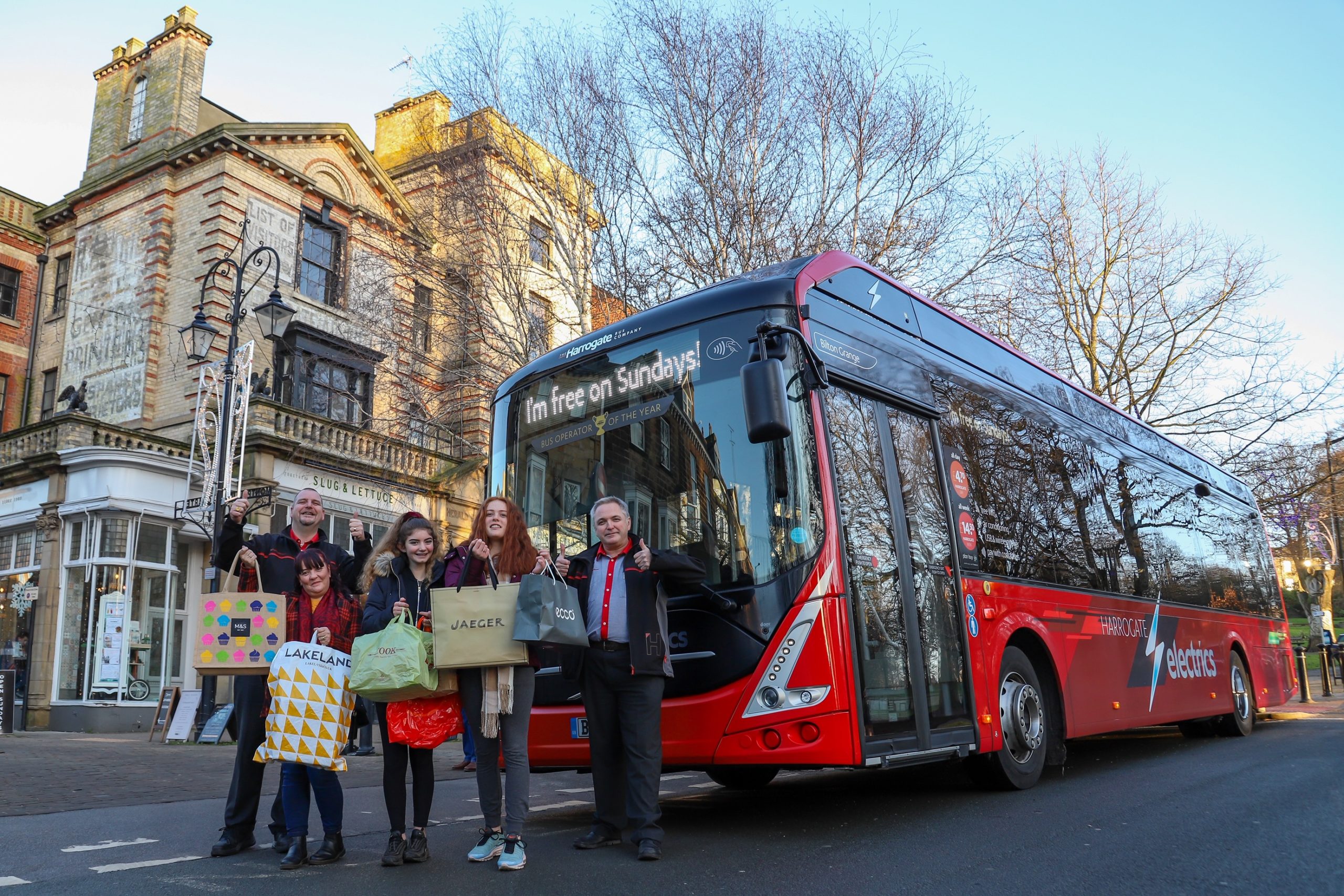 Transdev UK’s : free electric buses back in Harrogate