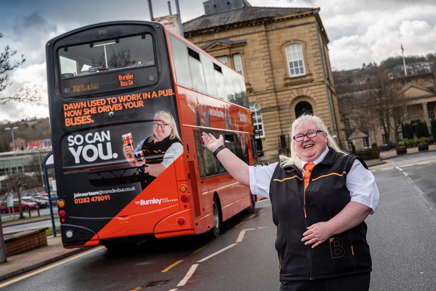 Dawn Kenyon is the star of Transdev UK’s new recruitment campaign
