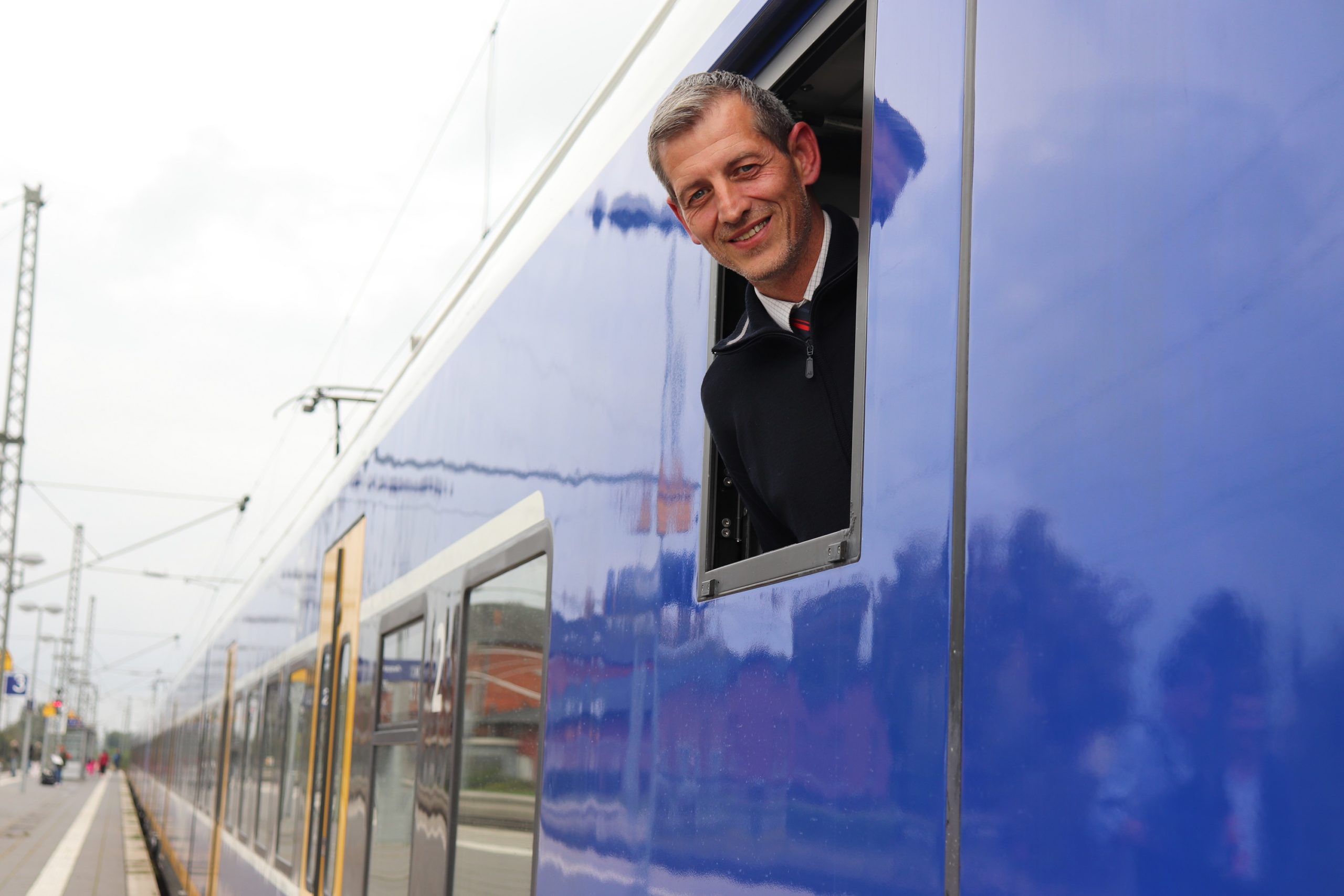 Safety is first for Michael Zander, train driver at NordWestBahn in Germany