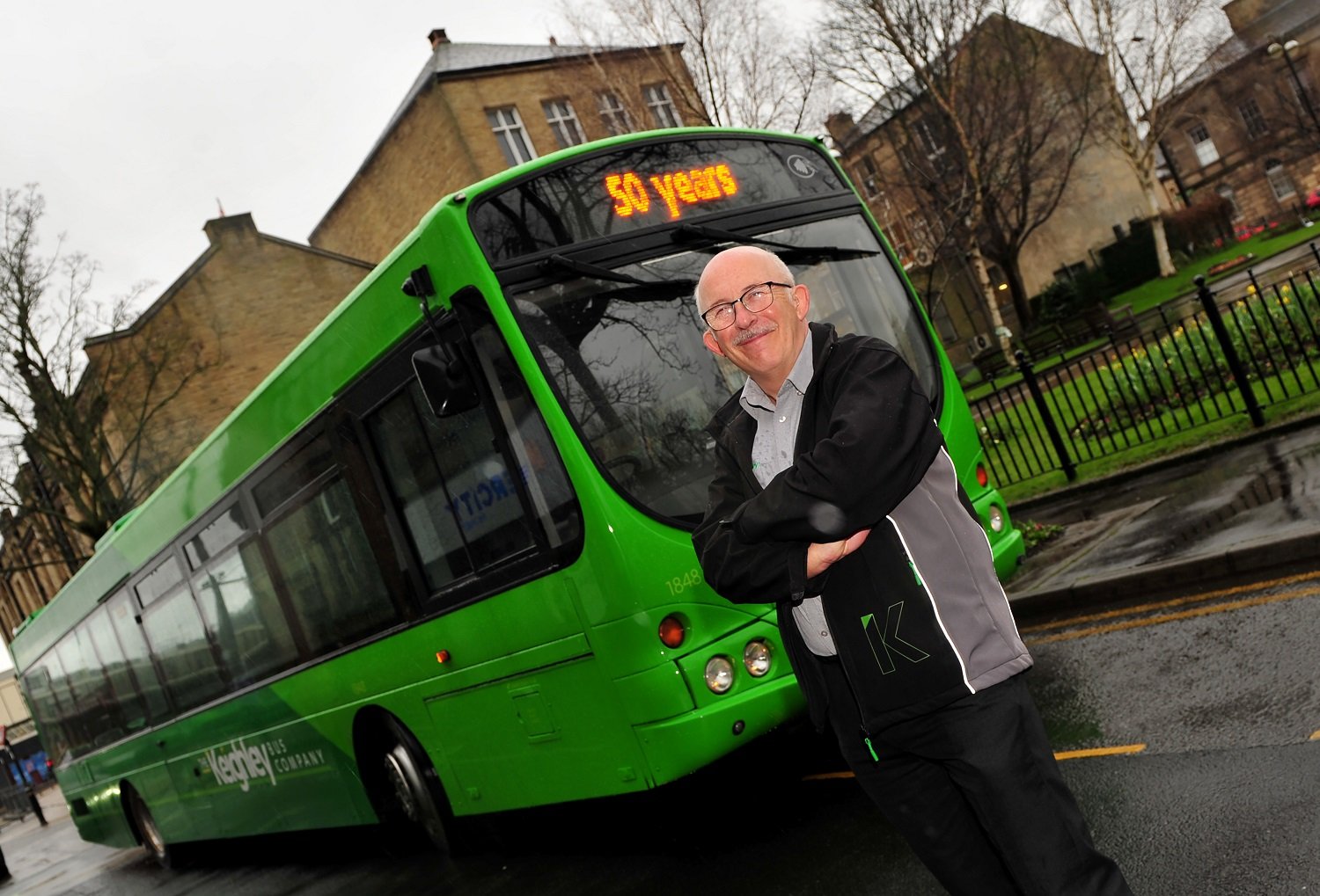 Transdev bus driver John Feather celebrates 50 years on the road