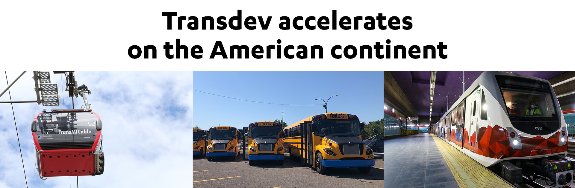 Mobility operator : bus, railway, ferry, cargo... transportation - Transdev