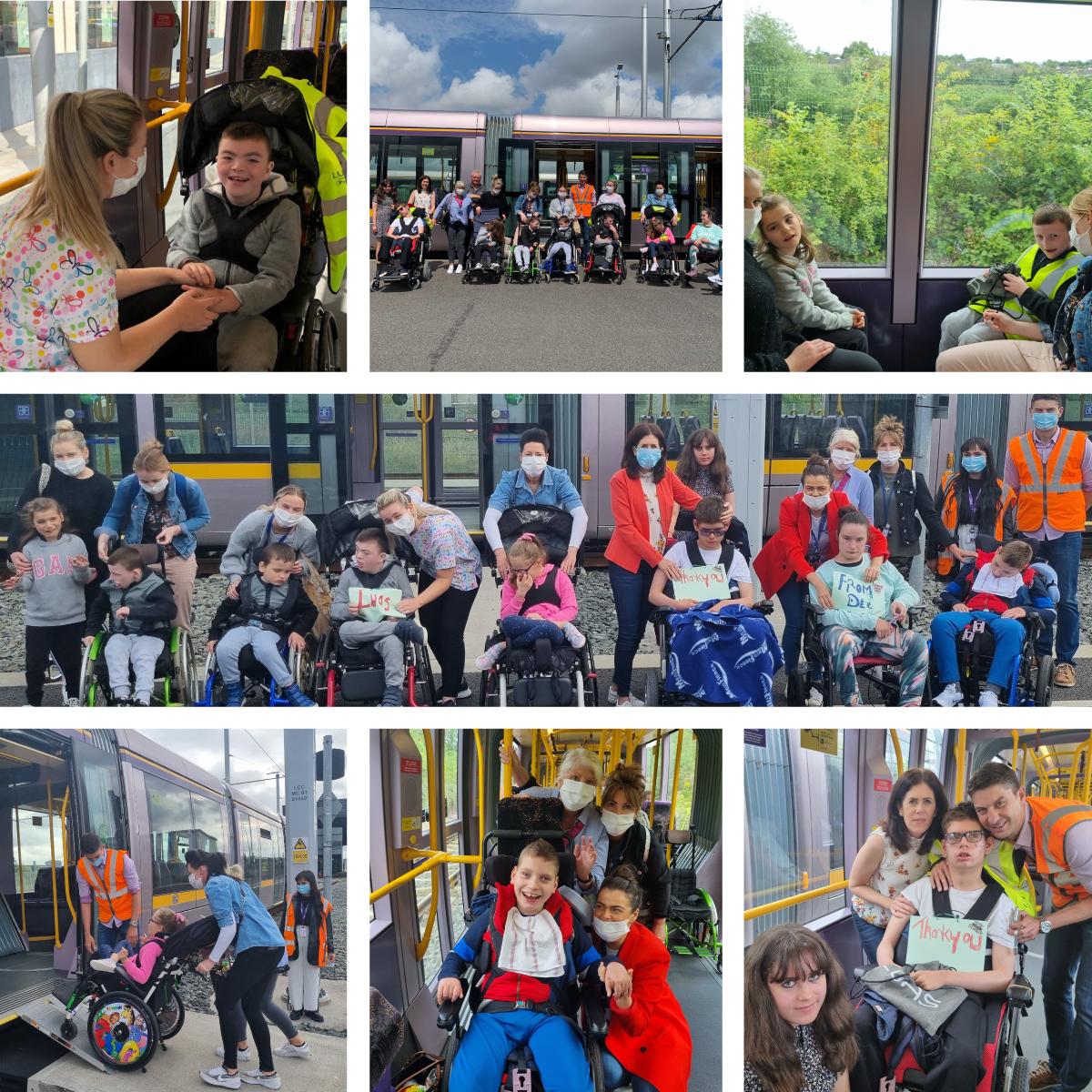 Transdev in Dublin welcomed students from St. Vincent’s Education Centre