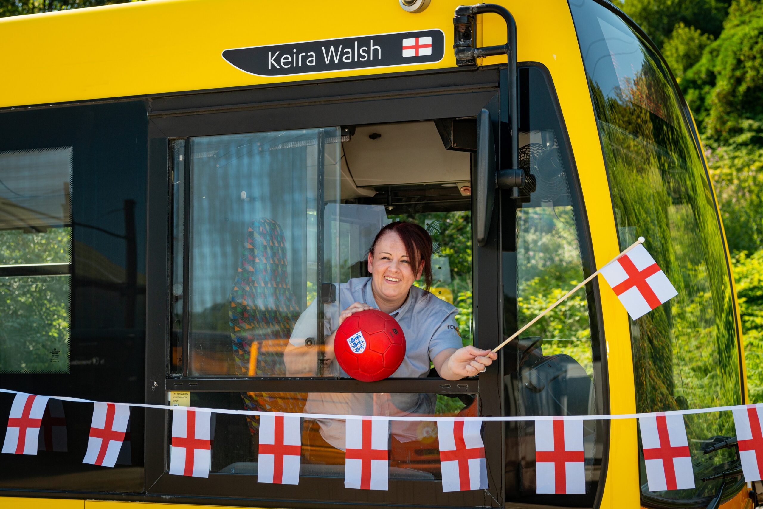 Transdev UK salutes England’s lionesses with triple bus naming