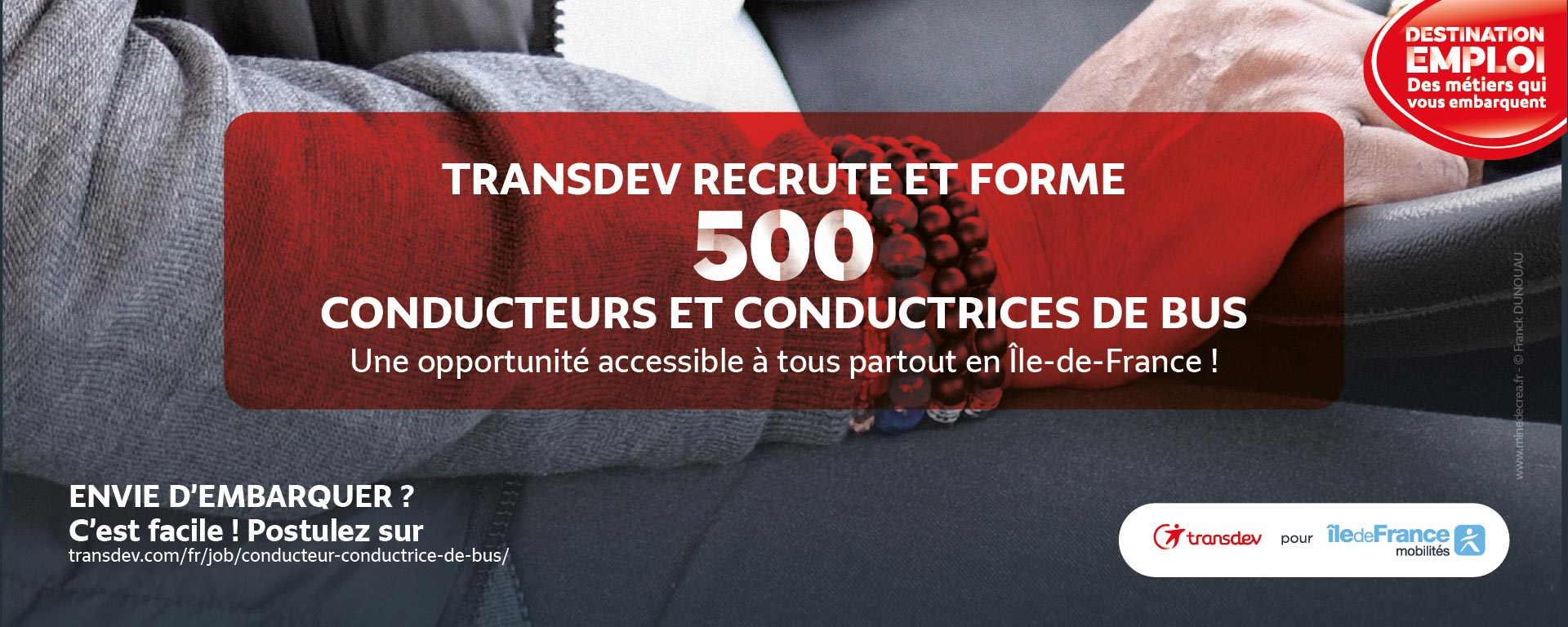 Transdev Île-de-France lance sa campagne « Destination 500 emplois