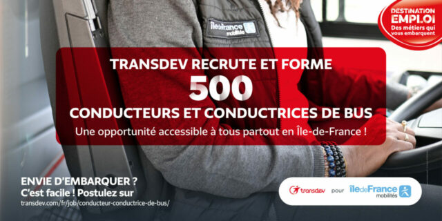 Transdev Île-de-France : 50% des 500 postes de conducteurs pourvus