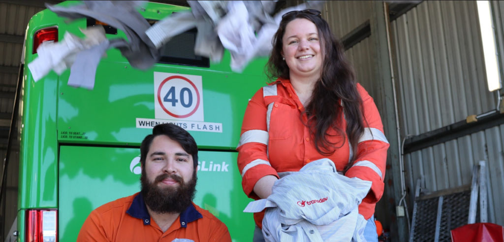 Transdev leads the way recycling old uniforms in Australian first