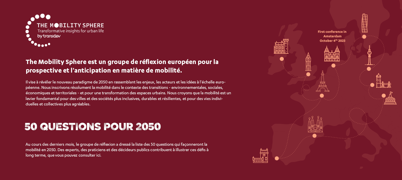 The Mobility Sphere page d'accueil