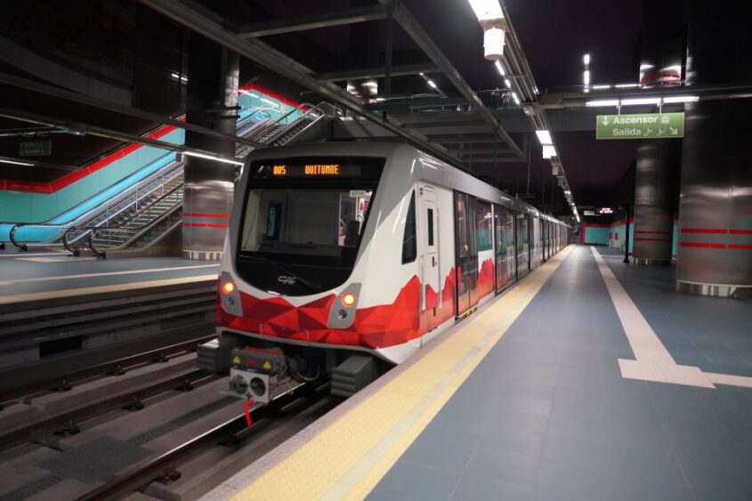 Commissioning of Quito’s first metro line, jointly operated by Transdev