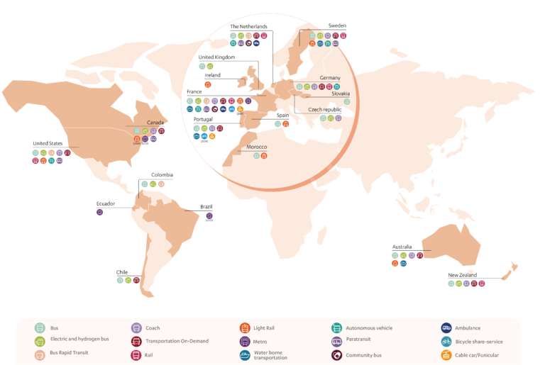19 countries, 4 continents: Transdev worldwide